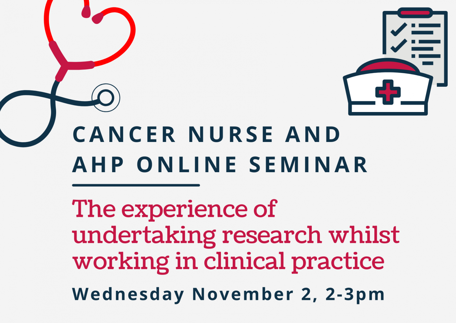Online seminar: The experience of undertaking research whilst working ...